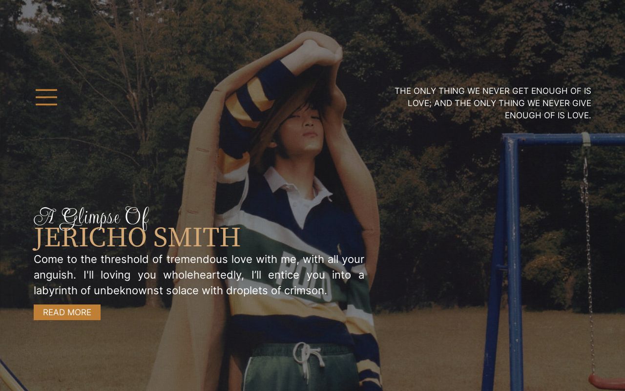 A Glimpse Of, Jericho Smith.